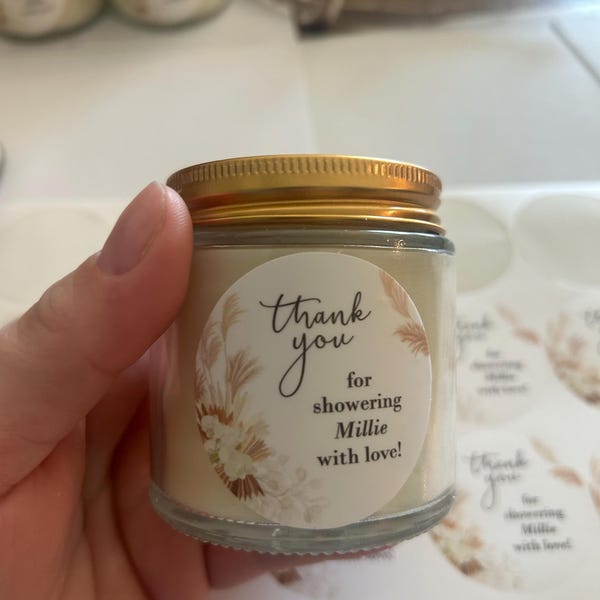 Plum Purple and Gold Wedding Thank You Stickers - Wedding Favor ...