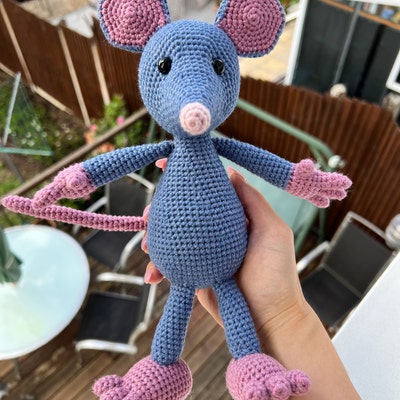 Rat Crochet Pattern Crochet Rat Rat Tutorial Crochet - Etsy