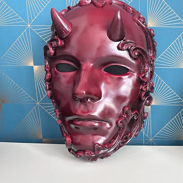 MR HELL (resin Full-face Venetian Mask) - Etsy