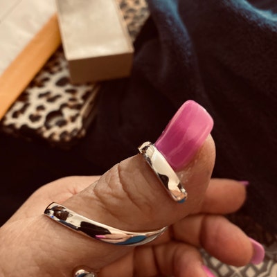 Sterling Silver Spiral Splint Ring Spiral Splint Ring Thumb Splint Ring ...