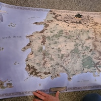 Eorzea Full Color Map From Final Fantasy XIV Online. DIGITAL DOWNLOAD - Etsy Canada
