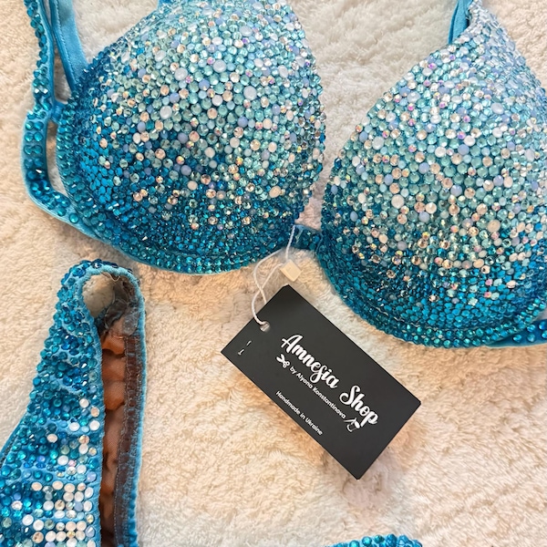 Competition Set - Rhinestone Fitness - NPC - IFBB - WBFF - Figure ...