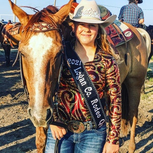 Patriotic Waves Arena Rodeo Queen Shirt Sizes Child 5/6 | Etsy