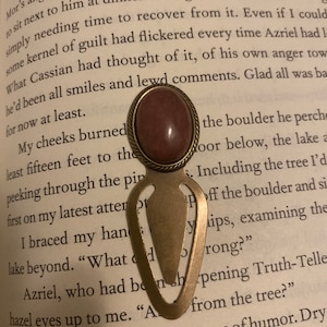 Stone Bookmarks Pick a Semi-precious Stone Aventurine Onyx | Etsy