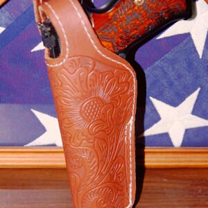 Tanned Leather Scabbard Case W Shoulder Carry Strap Fits Coach - Etsy