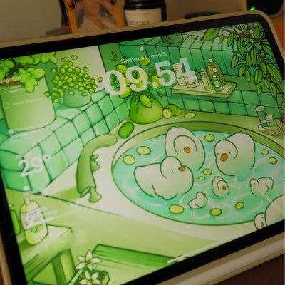 Cute Frog Desktop Wallpaper Pack Mushroom Cottage Core Folder Icons for ...