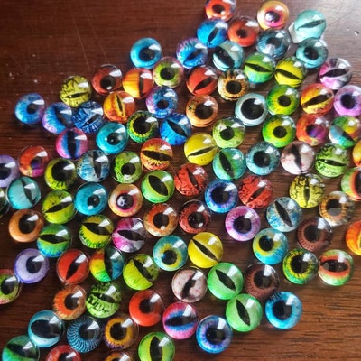 100pcs 50 Pairs Dragon Eyes Cat Eye Toys Hot Sale 6mm 8mm 10mm 12mm ...