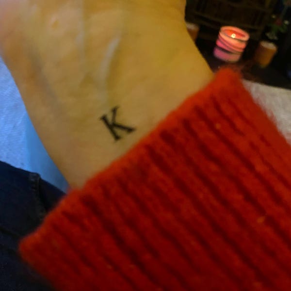 V Letter Temporary Tattoo (set of 3) - Etsy Canada