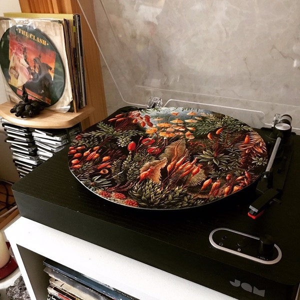 Vintage Jungle Slipmat Dj Turntable Music Gifts Musicians Art Record ...