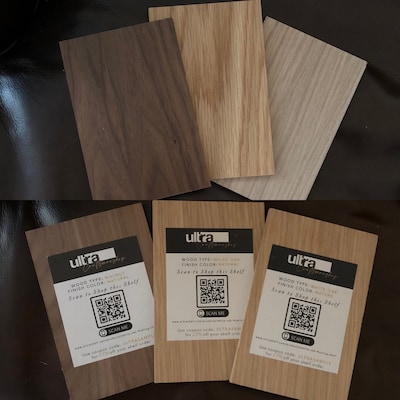 SAMPLES for Floating Shelves , Walnut, White Oak, Alder, Cherry ...