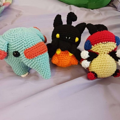 Crochet Porygon Inspired Chibi Pokemon - Etsy