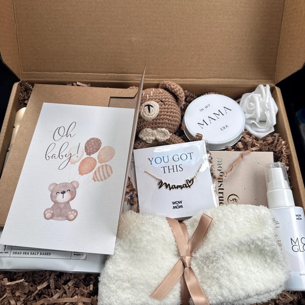 Expecting Mom Gift Box, New Mom Pregnancy Care Package, Future Mom Gift ...
