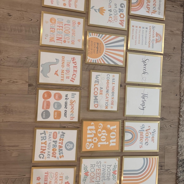 10 Speech Therapy Room Decor, Speech Therapy Poster, Speech Sign ...