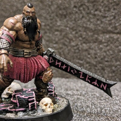 Female Vampire Fighter 75mm Dnd 5e Miniature Dungeons and Dragons ...