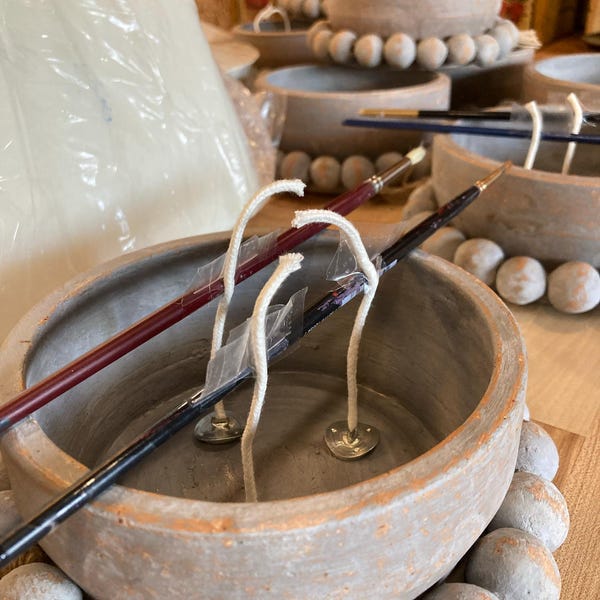 Red River Clay Sun-hand Painted-garden-handmade-garden Decor-wall-patio ...