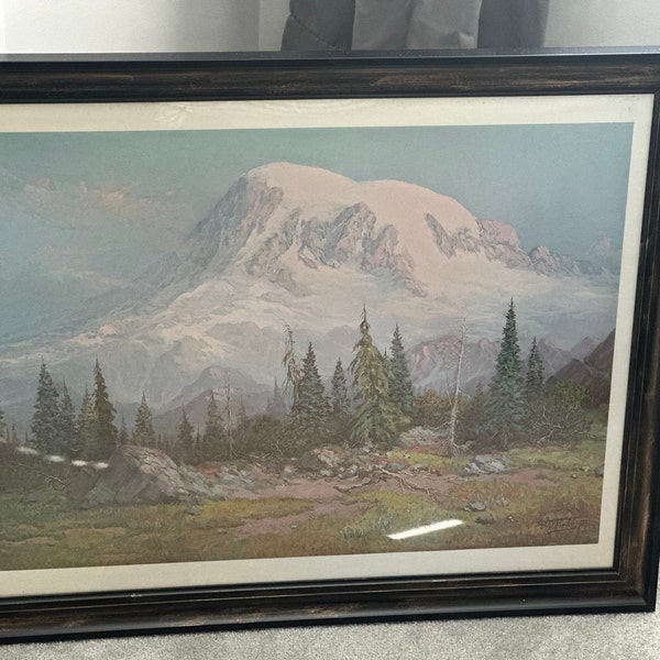 Original Vintage 7x10 Philip Goodwin Western Art Print, Fishing ...