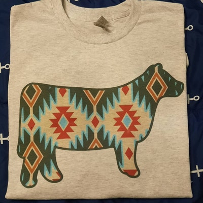 Aztec Show Cow Digital File, Stock Show Cow, Show Cow PNG, Show Life ...