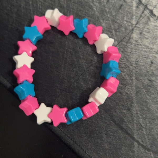 LGBTQ+ Pride Kandi Star Bracelets - Etsy