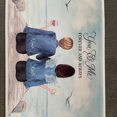 Personalised Printable Family, Family Portrait, Siblings' Gift ...