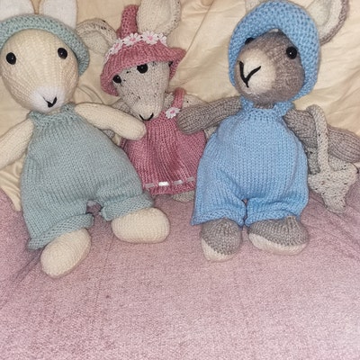 Elderberry Bunny PDF Knitting Pattern - Etsy