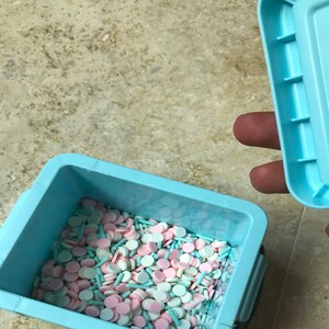 COTTON CANDY CHIP Confetti Mix Pink and Blue Sprinkles, Polymer Clay ...