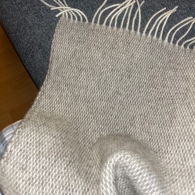 New Zealand Sheep Wool Blanket Sage Green 100% Natural Wool Couch Throw ...