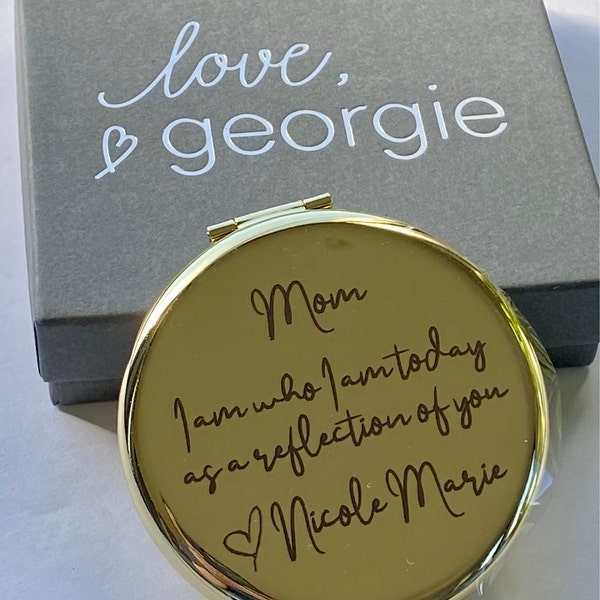Gift for Mom From Daughter, Personalized Mom Wedding Gift, A Reflection ...
