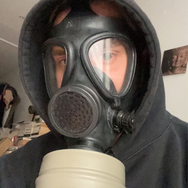 Original and Israeli Gas Mask Without Drinking Connection in the Very ...