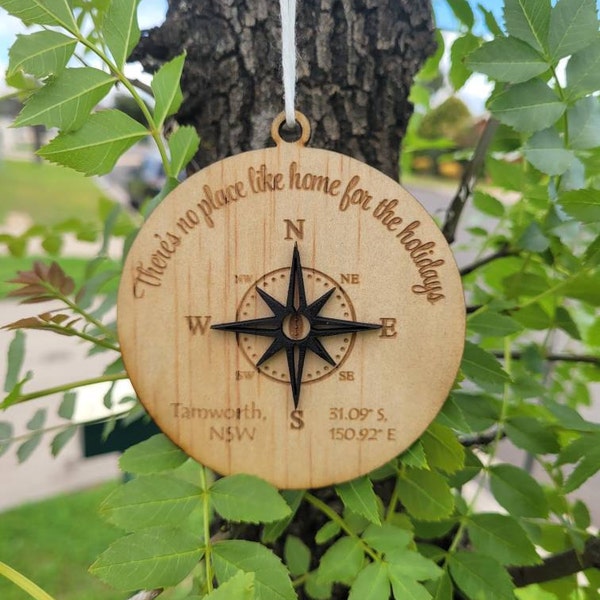 Compass Local Ornament Svg for Lasers (DIGITAL File Only) Both Score ...