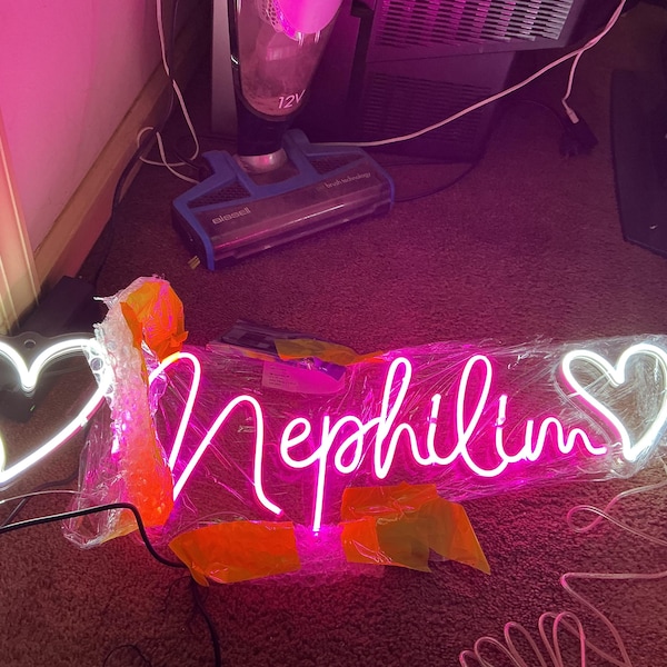 Custom Name Neon Sign: Personalized Kid's Room Decor - Etsy
