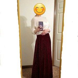 Velvet Maxi Skirt - High Waisted Skirt - Velvet Clothing Velvet Maxi Skirt - High Waisted Skirt - Velvet Clothing