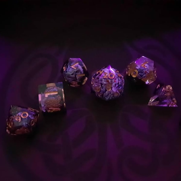 Chaos Dice, D6, Dice Set, Board Games, Epoxy Dice, DND, RPG, Soft Edges ...
