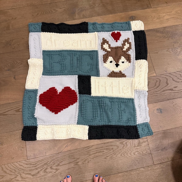 LITTLE ONE Pattern for Crocheted Blanket - Etsy