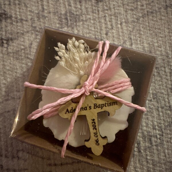 Handmade Baptism Scented Soap Favors, First Communion Soap Favors, Baby ...