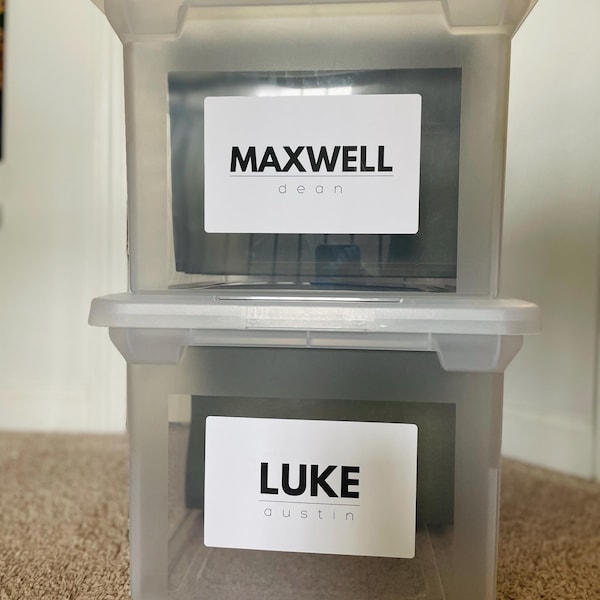 Printable Home Labels | Instant Download | Household File Box Labels ...