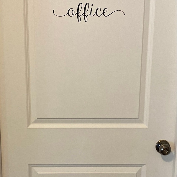 Office Door Decal, Entryway Office Sticker, Storefront Business Signage ...
