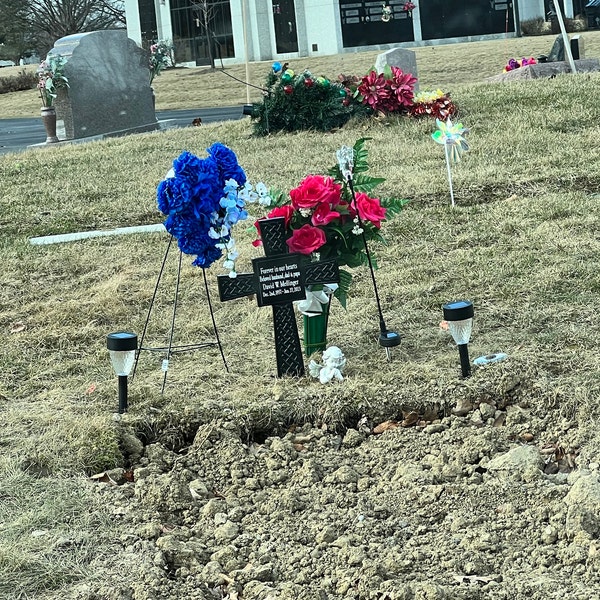 Memorial Cross Stake - Etsy