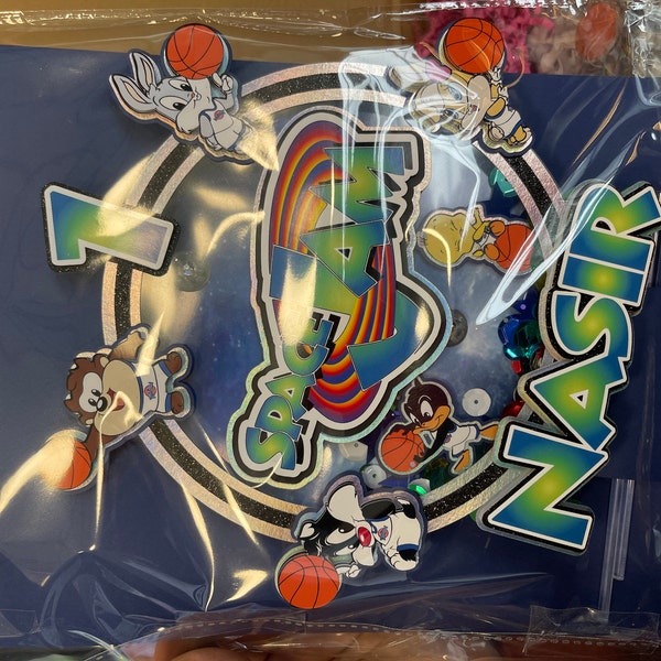 Baby Space Jam Cake Topper. Baby Space Jam Cake Decoration. Decoration ...