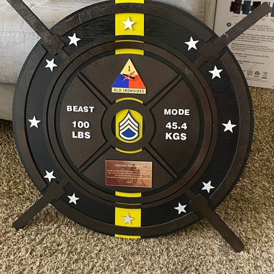 Custom Weight Plate Plaque - Etsy