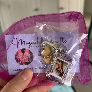 Heart Keychain, Personalized Photo Keychain, Resin Photo Keychain ...