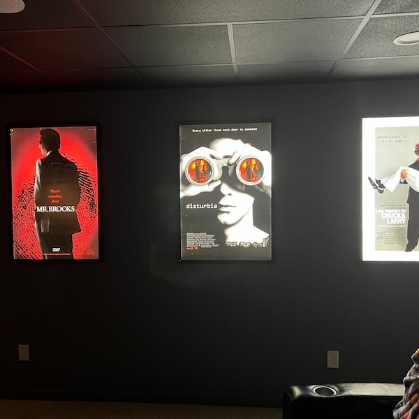 3-PACK Custom LED Light Box Poster Frames - Made in USA - Etsy
