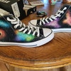 Buy Galaxy Converse, Galaxy Shoes, Galaxy Hi Tops, Custom Converse ...