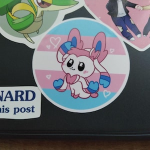 LGBTQ Set 1 Pokemon Round Vinyl Stickers 3 Inches Rainbow Gay Queer ...