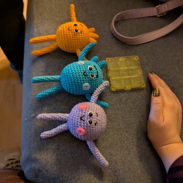 Crochet Noodle Blossom Cheesy Kernel Broccoli Jelly Pompom Amigurumi ...