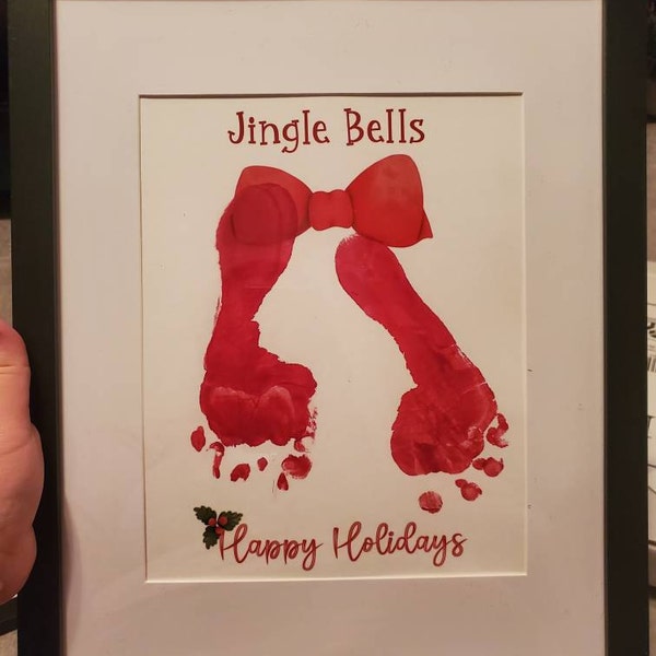 Christmas Handprint Art Activity for Kids Instant Download. Printable ...