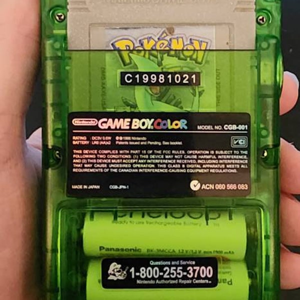 Gameboy Color GBC Holographic Back Sticker Set - Etsy