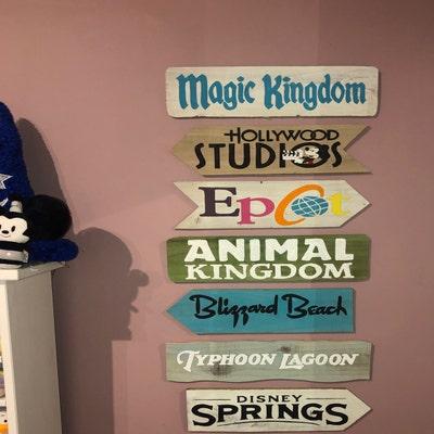 Disney Theme Park/ride Signpost Slats Wedding Table Names - Etsy UK