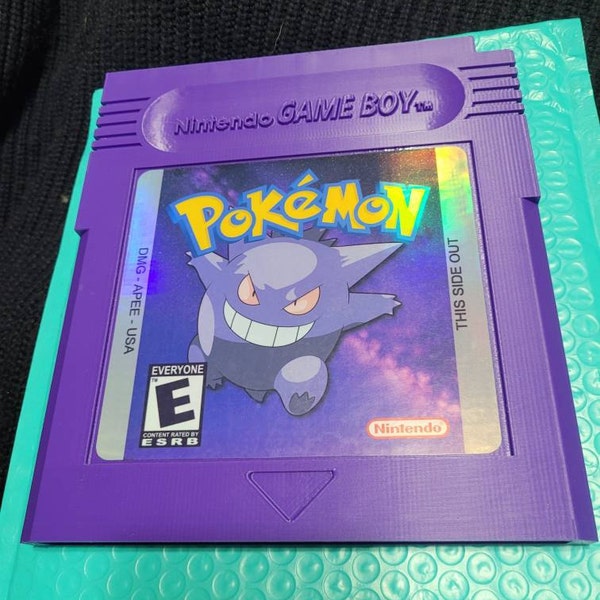 Giant Game Gameboy Pokemon Gengar Evolution Wall Decor Large Retro Wall ...