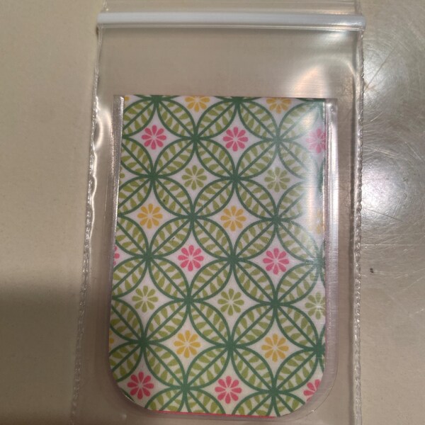 Rainbow Pooping Unicorn Bookmark Laminated Magnetic Polka Dot Gold ...