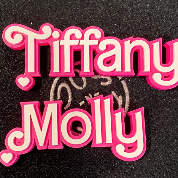 Custom Fashion Doll Style Name Sign | Personalized Gift for Girl | Kid ...